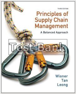 Principles of Supply Chain Management A Balanced Approach 3rd Edition ...